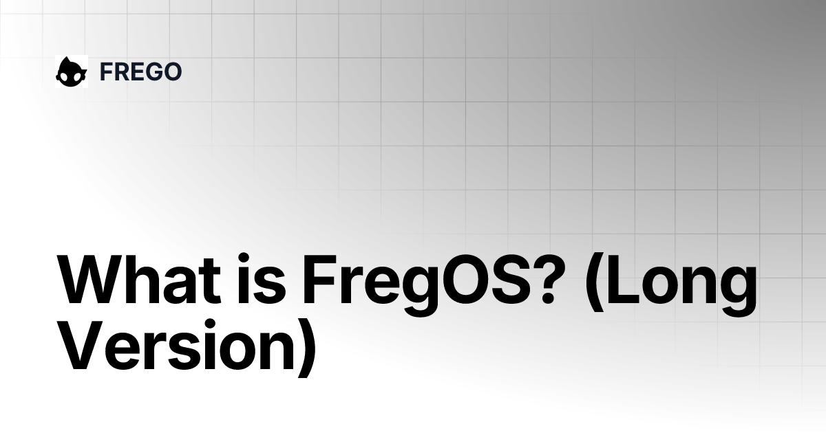 FregOS | FREGO